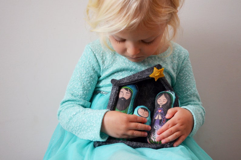 Cuddly Creche - Children's Organic Nativity Set - Etsy