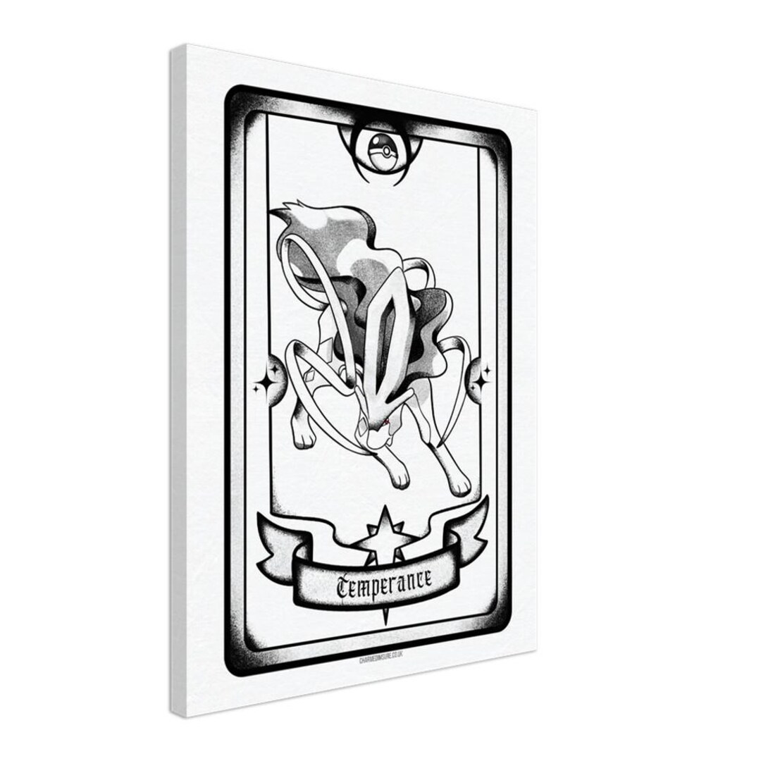 Pokemon Suicune - Temperance Tarot - Canvas 45x60 Cm / 18x24″ - Etsy