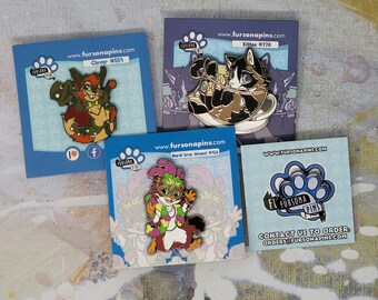Certified Furry Pins: 1.5 Fursona Species Themed Hard - Etsy