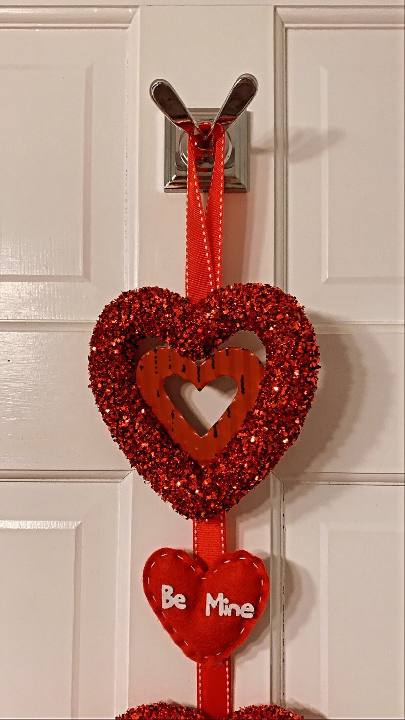 Decoración de la puerta del corazón de San Valentín | Etsy