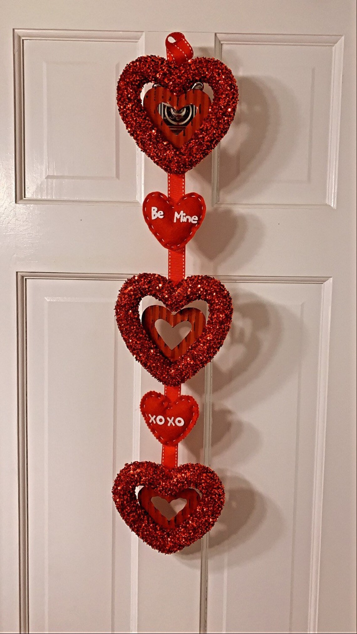 Decoración de la puerta del corazón de San Valentín | Etsy
