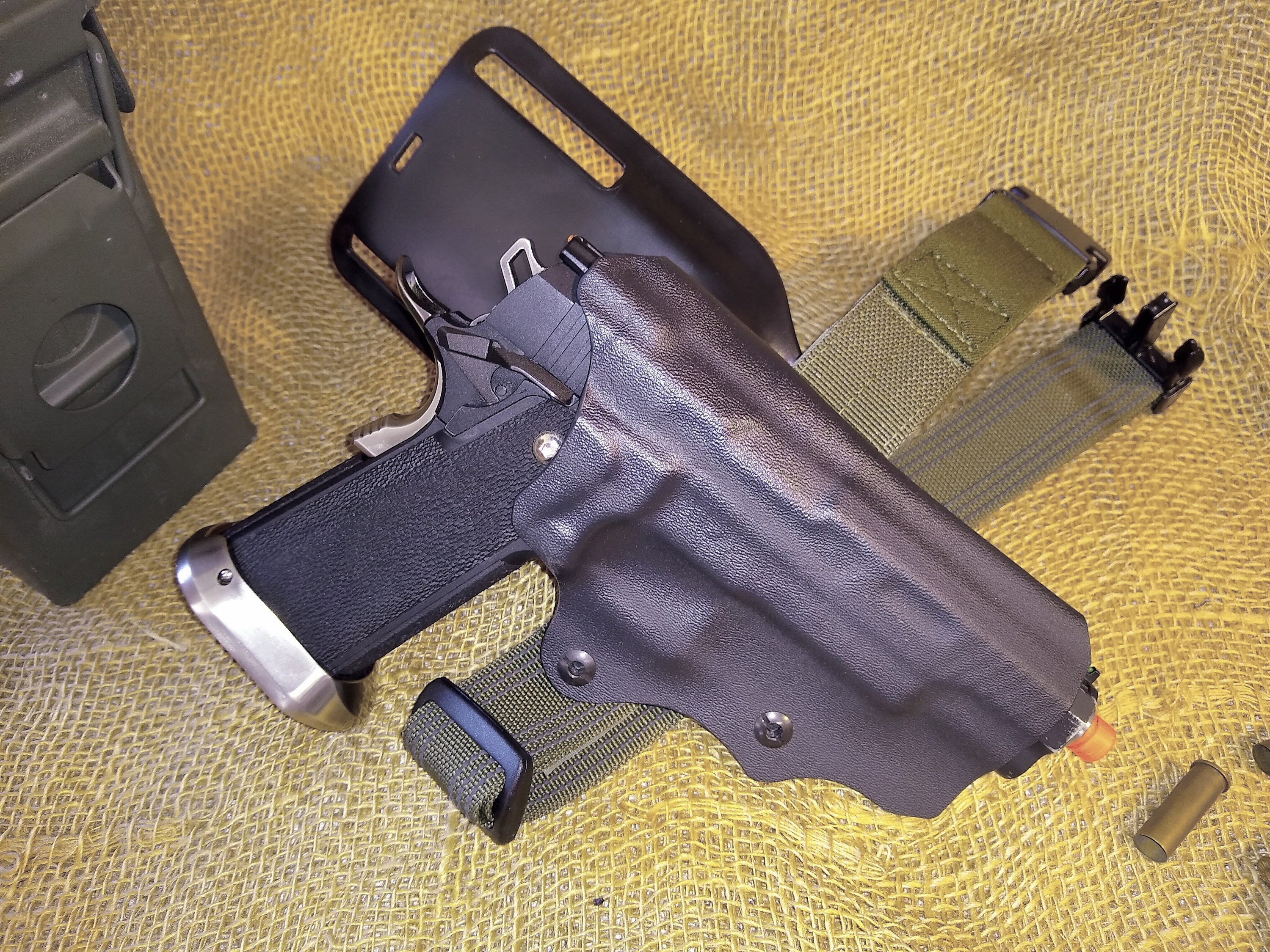 LOW-RIDE Leg Strap BELT 1911 / Combat Master Holster / 2011 - Etsy