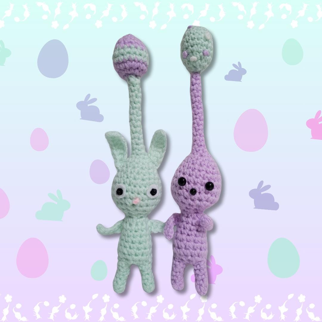 Handmade Easter Pikmin Inspired Crochet Plush – Spring Gift | Easter ...