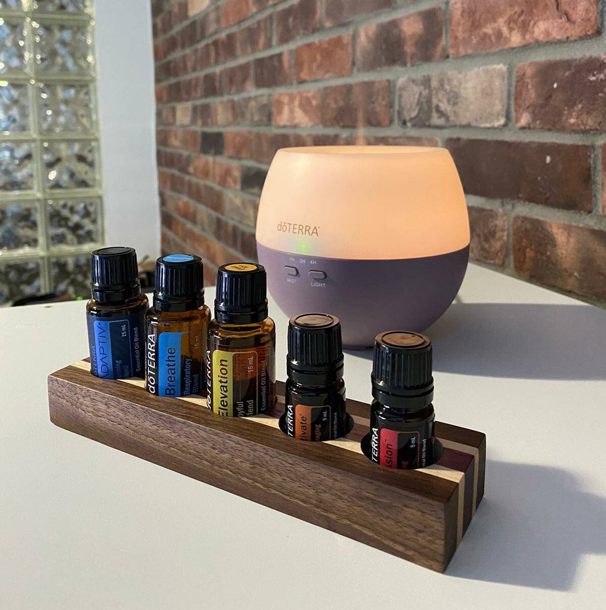 Hardwood Essential Oil Holder Wooden Essential Oil Display | Etsy