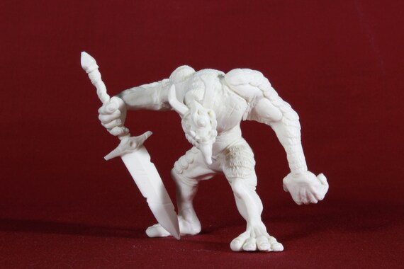 Scaled Ogre 28mm Fantasy Miniature Hand-sculpted and Cast - Etsy