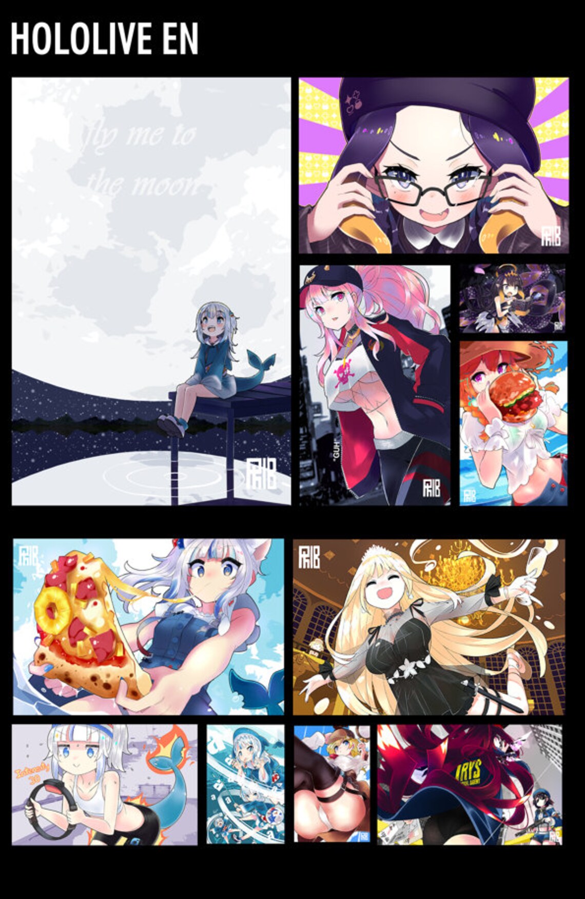 HOLOLIVE Hypebeast Mori Calliope Poster 11x17 - Etsy Canada