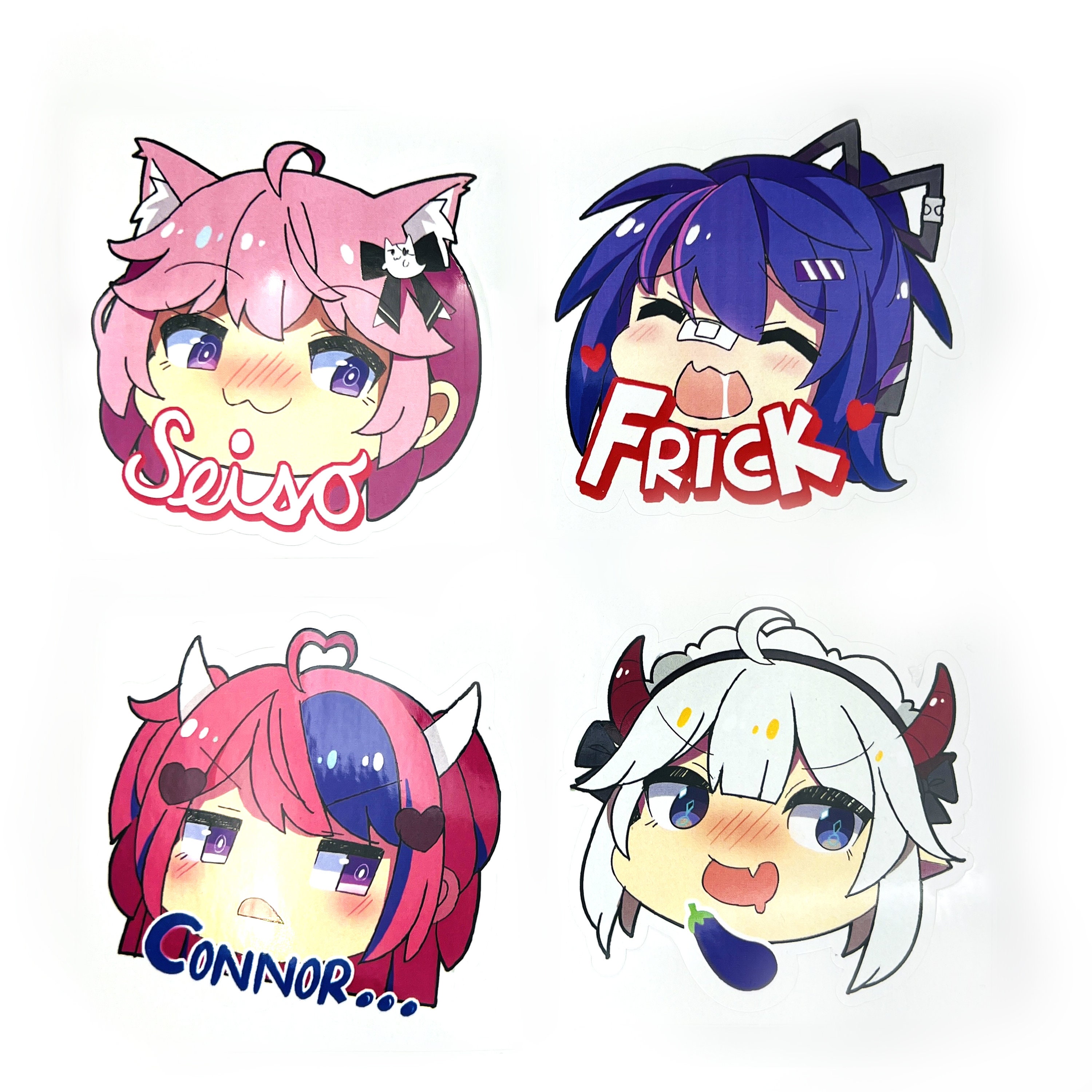 VSHOJO 3 Vinyl Stickers Bundle - Etsy