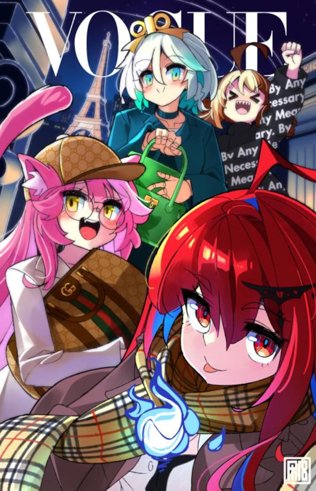 HOLOLIVE - Holo Justice Fashion Week Poster 11x17 - Etsy