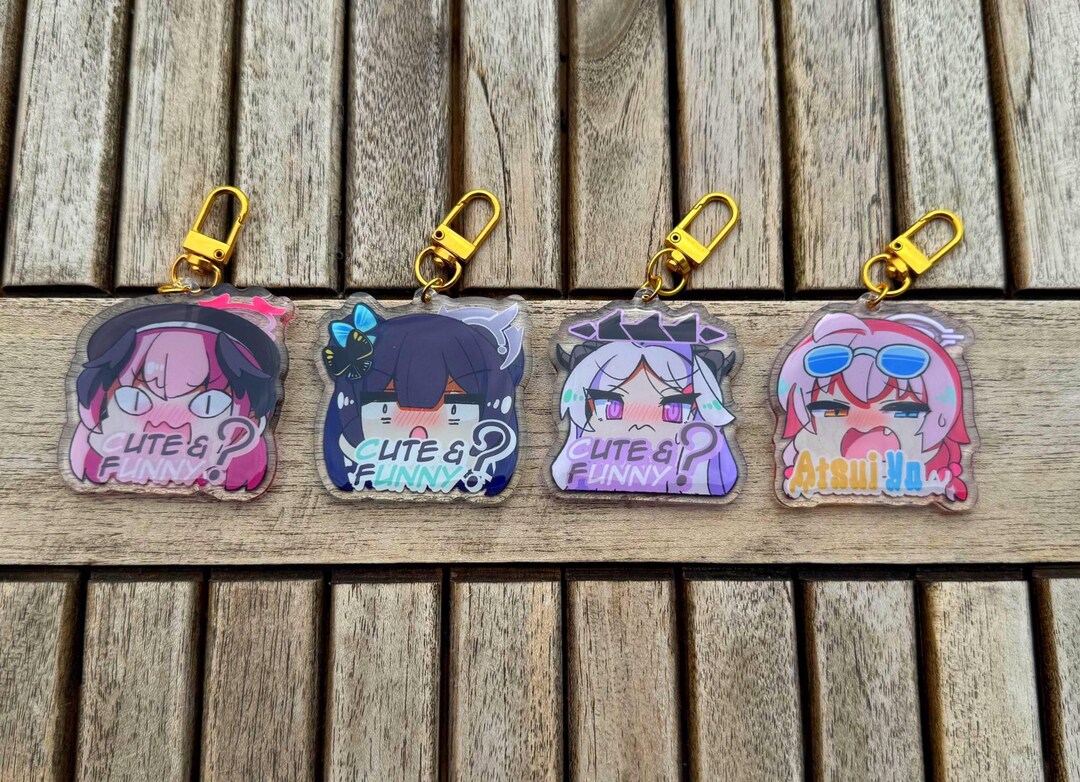 Blue Archive - Cute and Funny Series 2.5" Acrylic Charm Keychain - Etsy