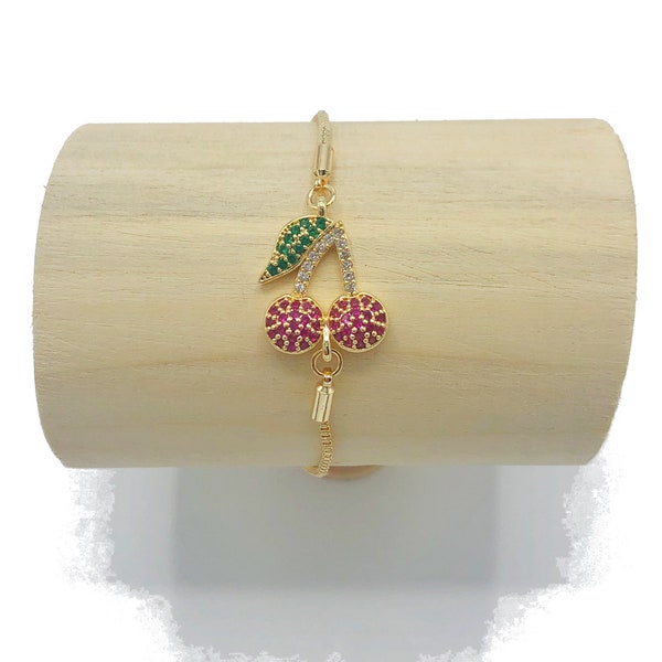 Cherry Bracelet - Etsy