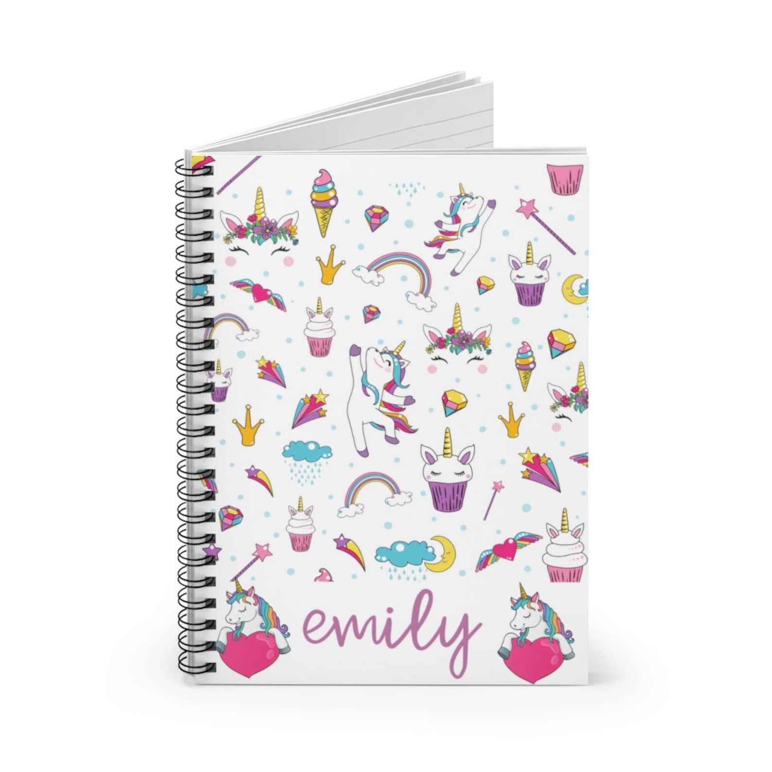 Unicorn Sketchbook Journal Notebook Kids Art Gift Dibujos ...
