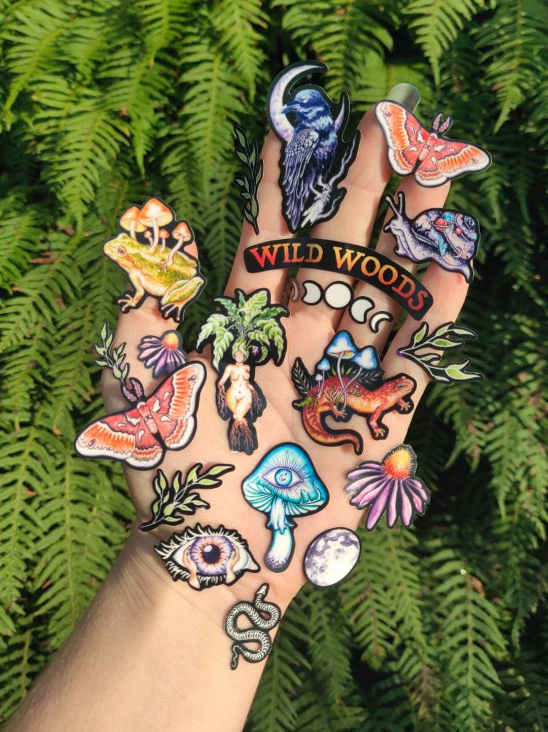 Wild Woods Mini Sticker Collection - Vinyl Sticker Sheet - Witchy ...