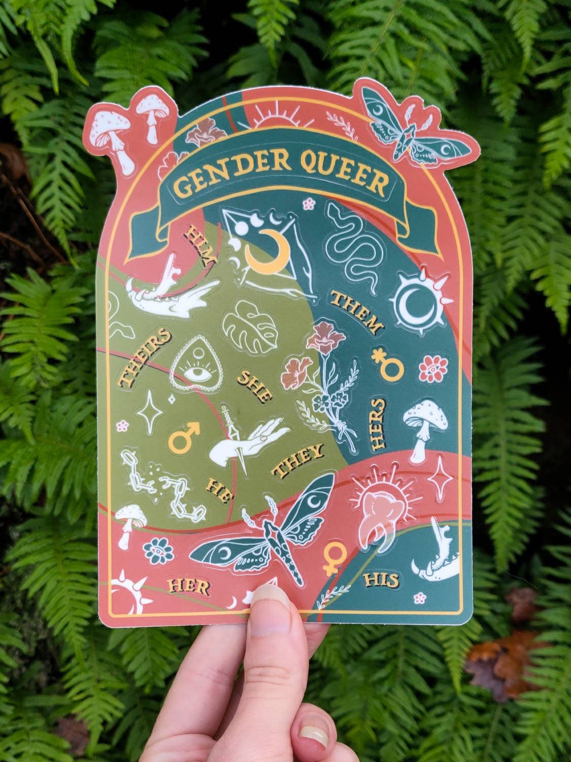 Gender Queer Mini Sticker Collection Vinyl Sticker Sheet - Etsy