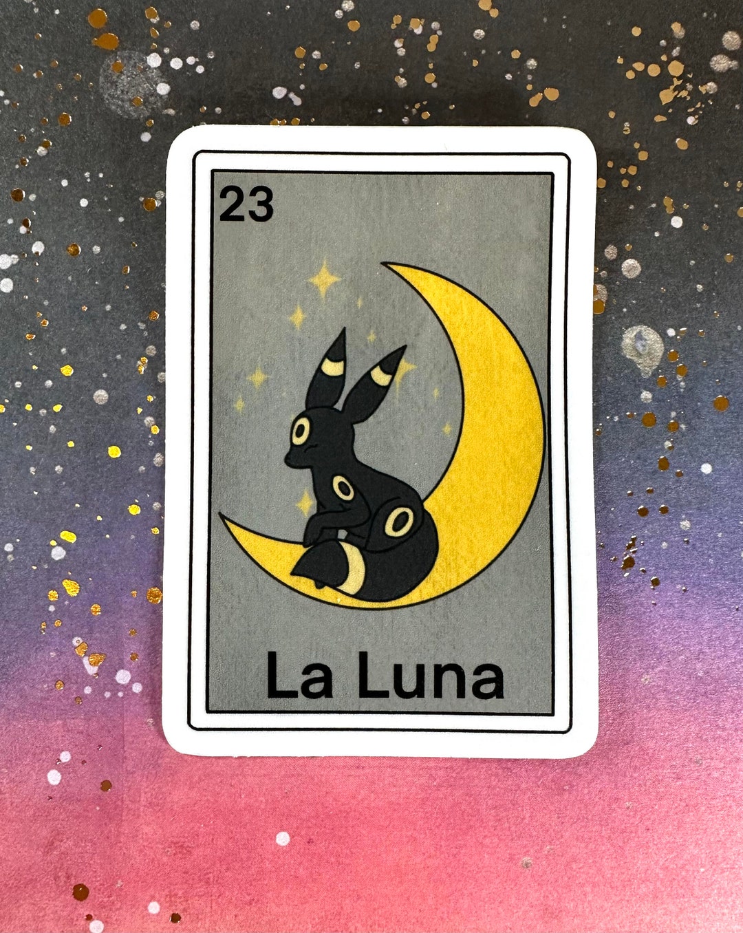 Pocket Loteria Sticker La Luna - Etsy