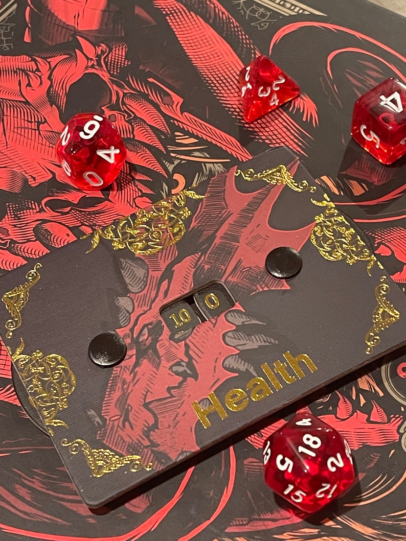 Health Tracker Dnd Dungeons and Dragons - Etsy