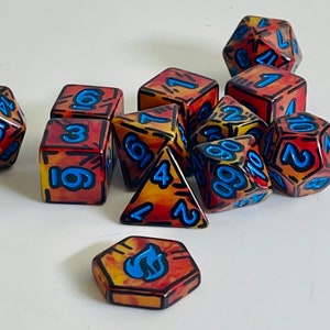 Borderlands Inspired Lilith **extra Dice** Dnd/dungeons and Dragons/rpg ...