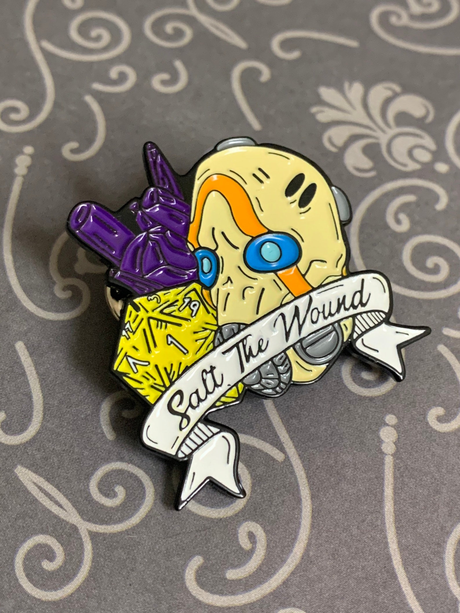 Psycho Borderlands Dnd Enamel Pin - Etsy