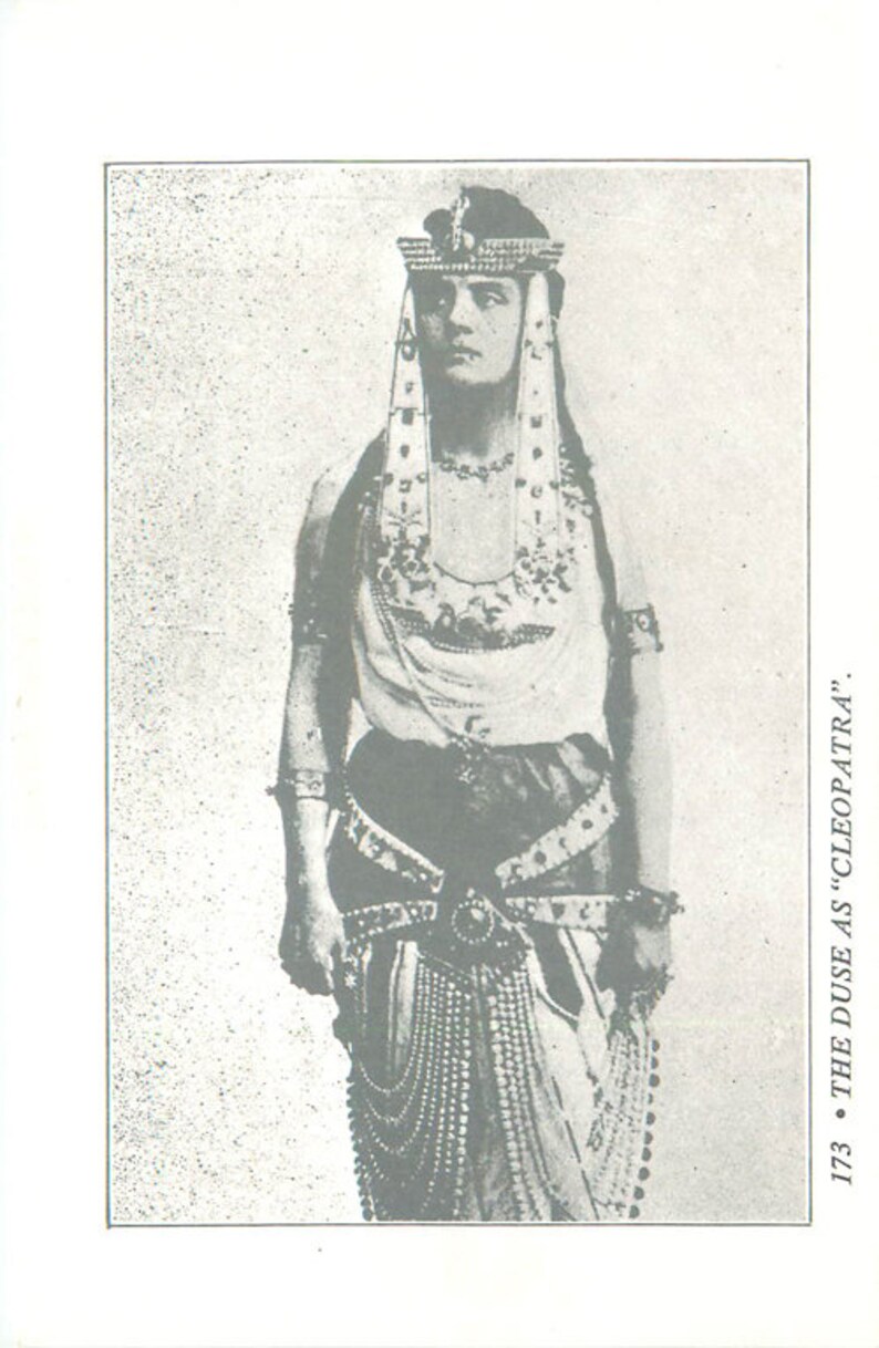 Cleopatra of Egypt, Actress, Elenora Duse, the Duse - Etsy