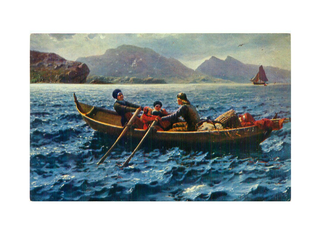 The Helping Hand by Hans Dahl 1849-1919 - Etsy