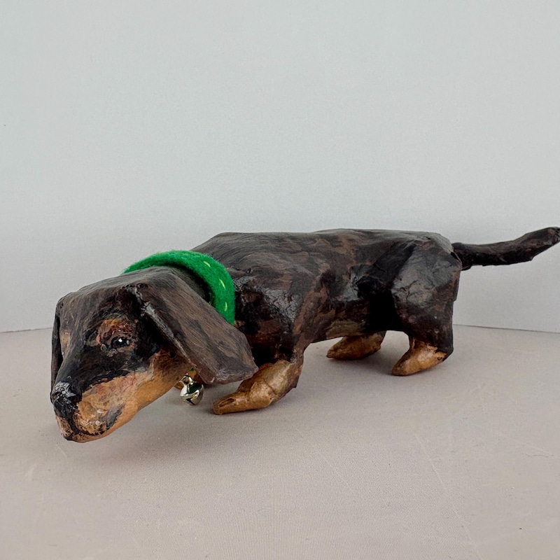 Paper Mache Dog - Etsy