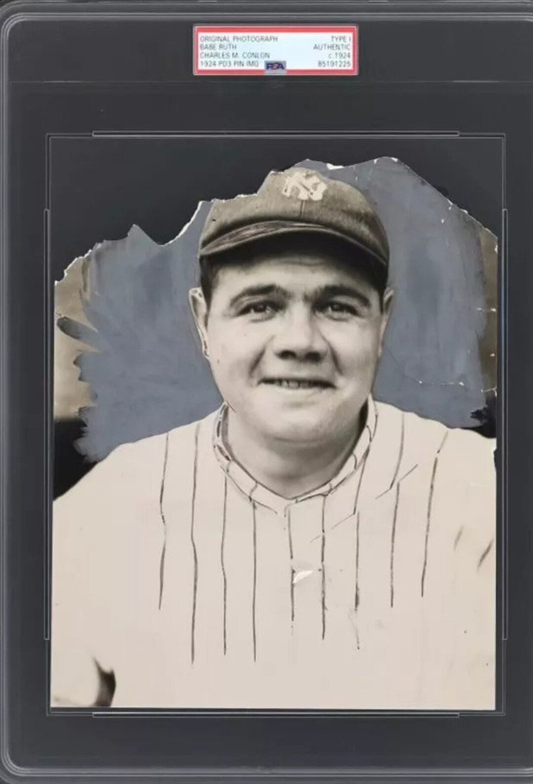 Babe Ruth Original Type 1 Photograph Photo by Charles Conlon With His ...