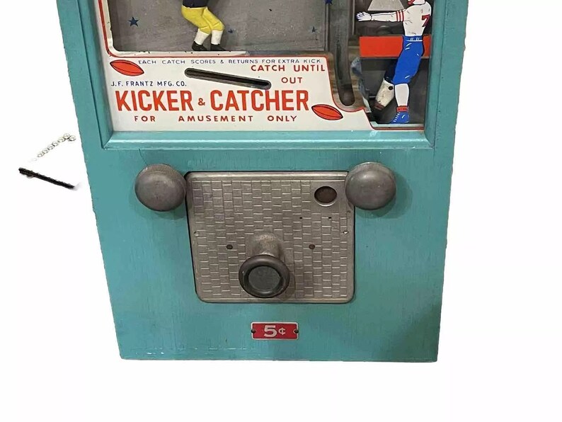 1940’s Kicker & Catcher Antique Football Coin-op Game All Original Man ...