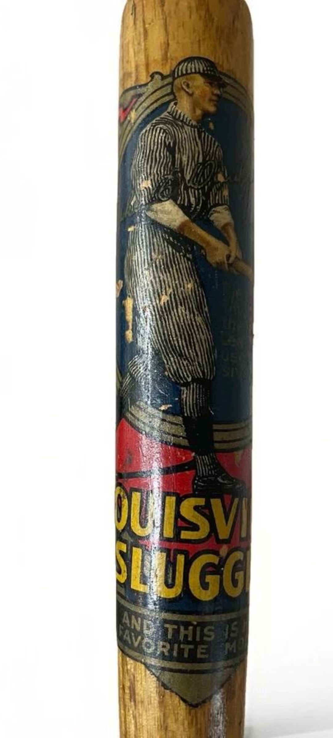 Super Rare Jake Daubert Early 1900’s H&B Louisville Slugger LVS Decal ...