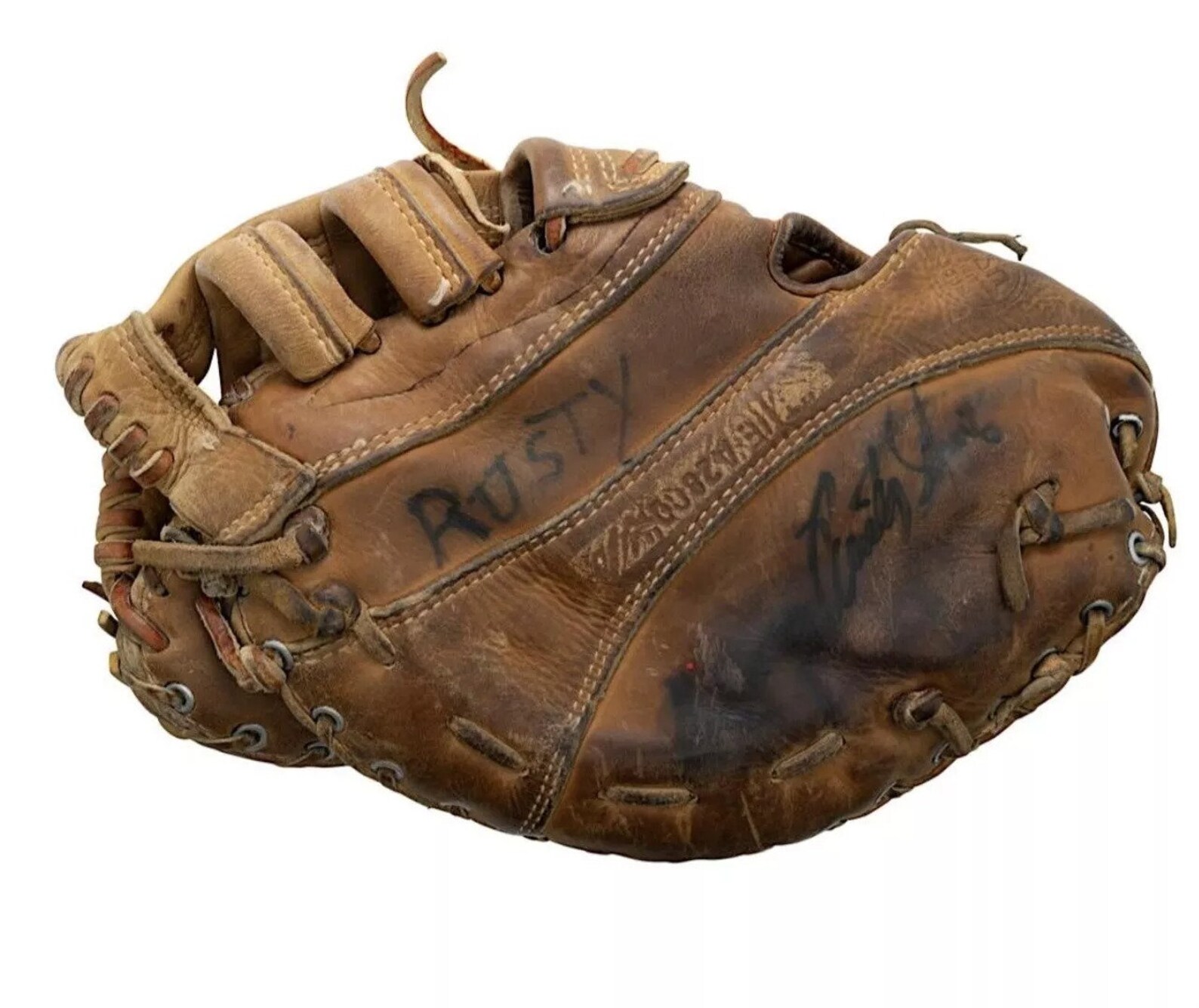 Rusty Staub Signed Game Used First Baseman’s Glove PSA LOA Mets Expos ...