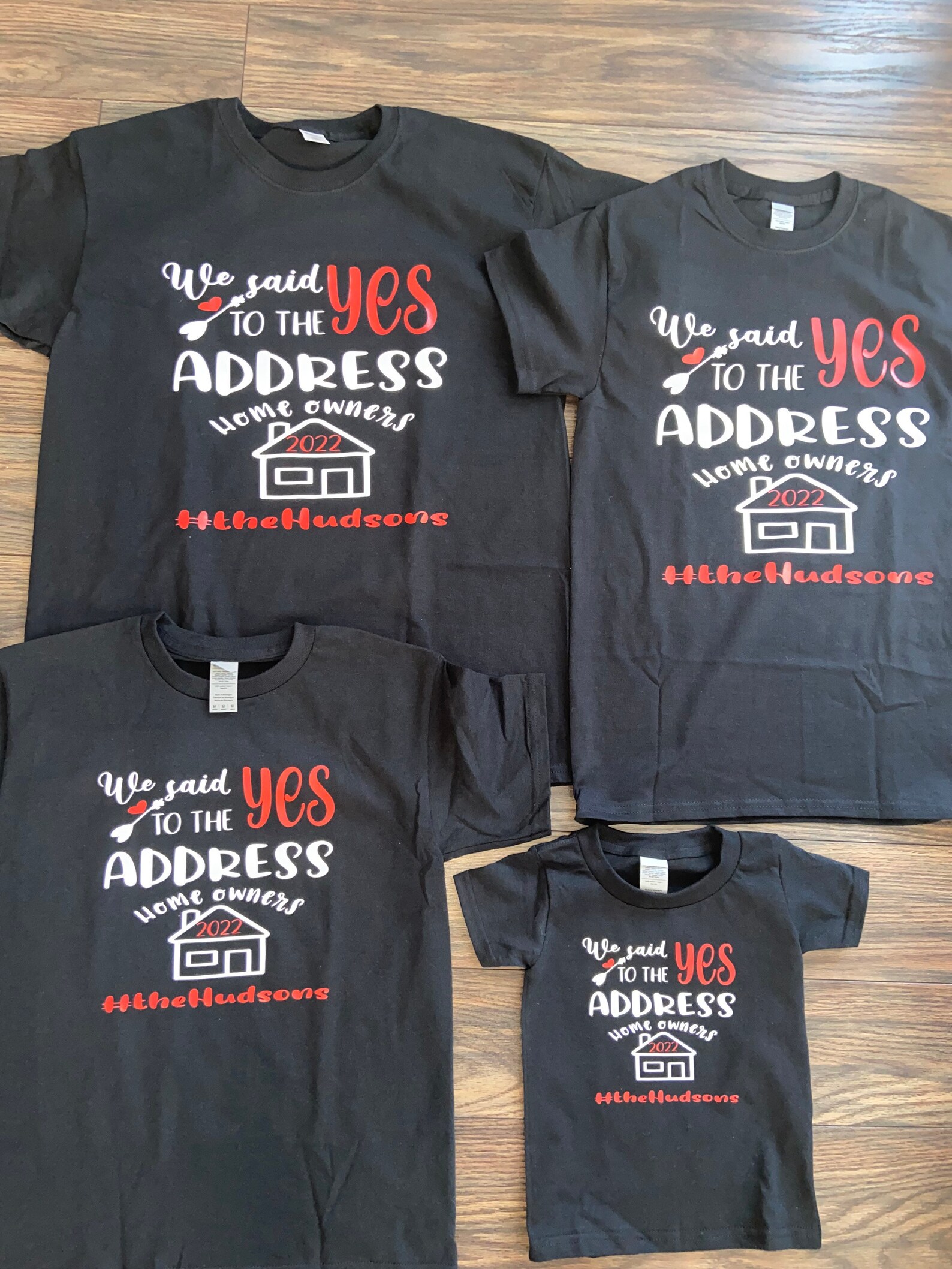 We Said Yes to the Address. Family Matching Shirts. New Homeowners ...