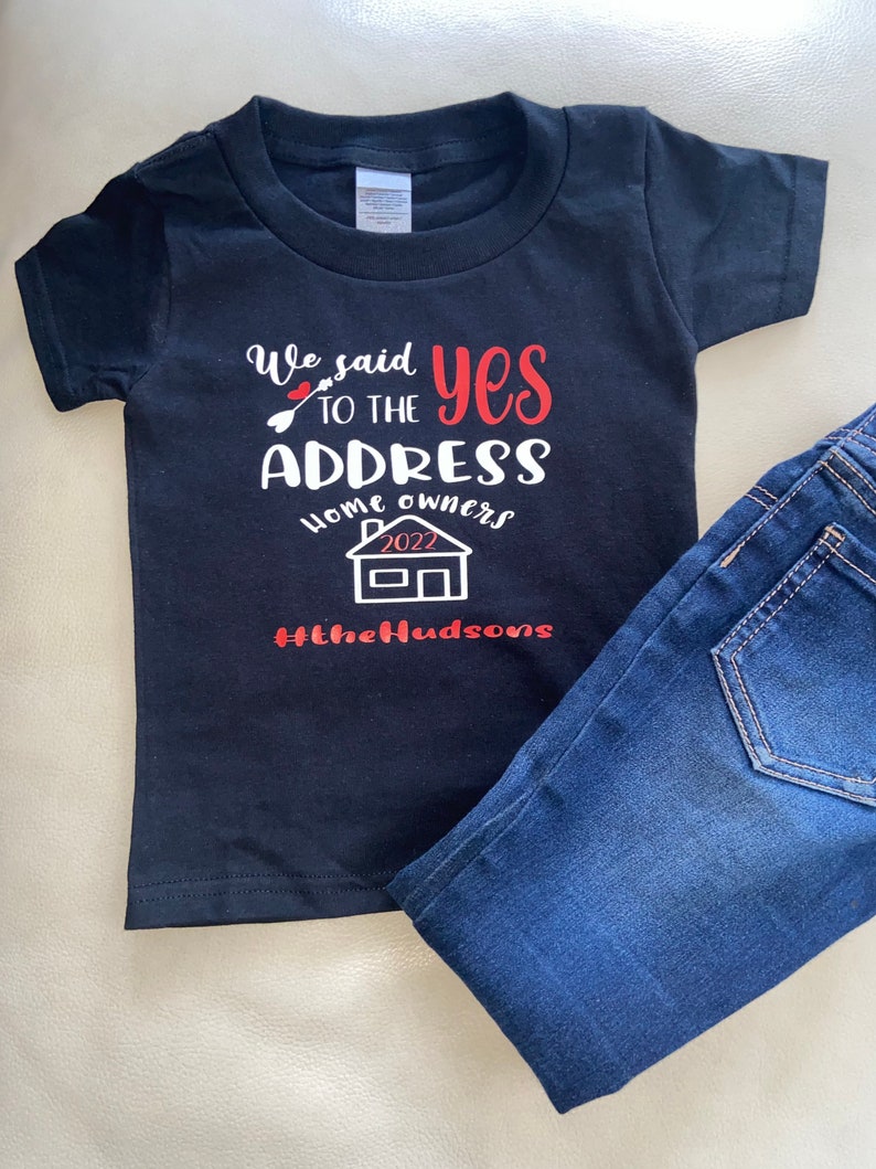 We Said Yes to the Address. Family Matching Shirts. New - Etsy