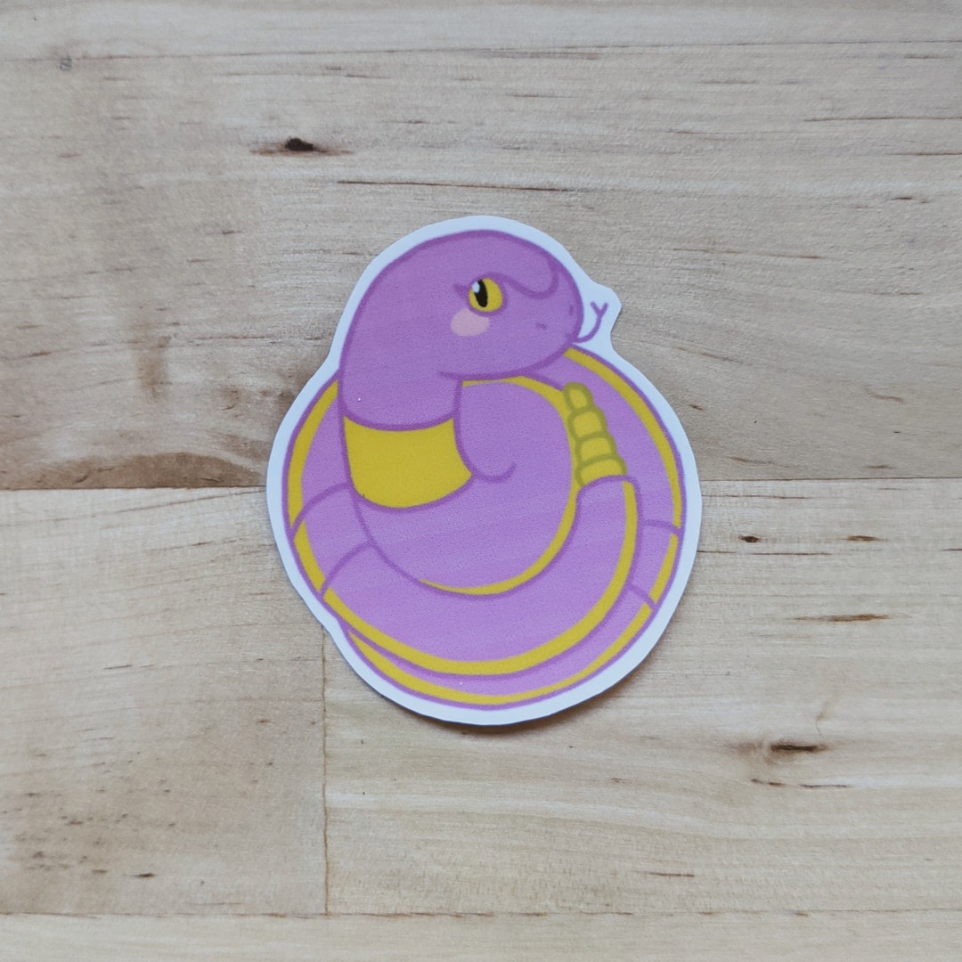 Ekans Pokemon Sticker, Cute Ekans, Cute Ekans Pokemon, Ekans Sticker ...