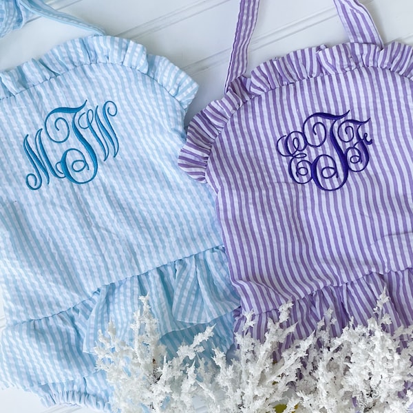 Monogrammed Bikini - Etsy