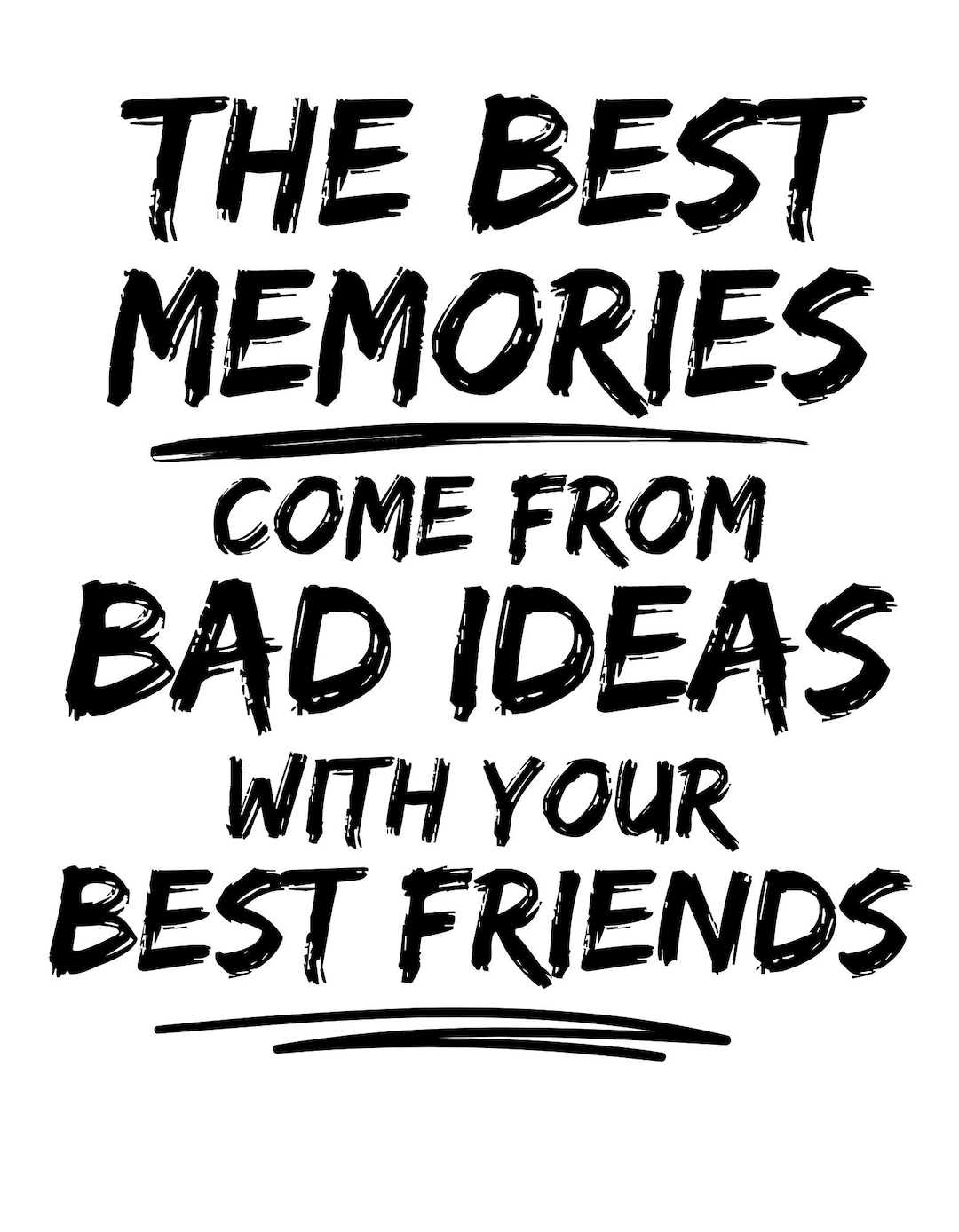Best Friends Bad Ideas SVG, Gen X Humor Gift (digital Download) - Etsy