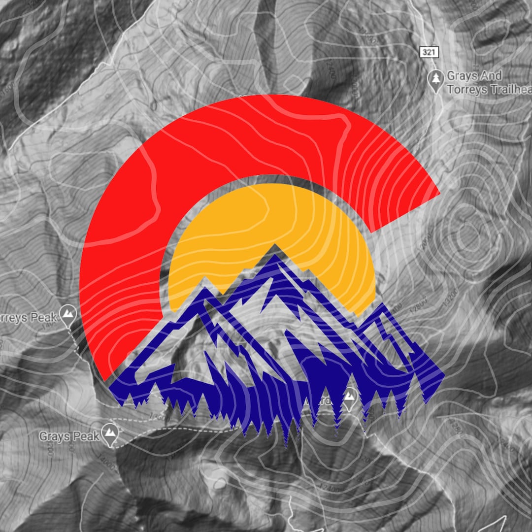 Colorado Flag Logo Sticker, Colorado Logo Sticker , Colorado Logo Decal ...