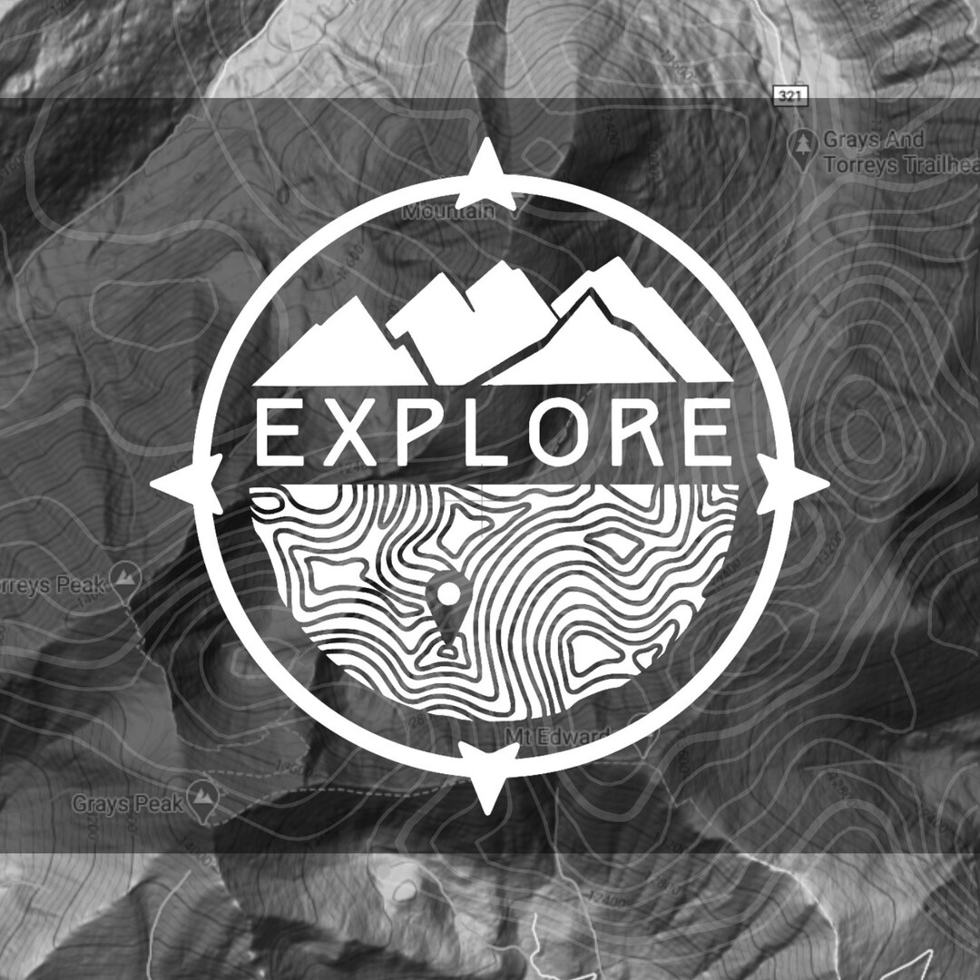 Explore Decals, Explore Sticker, Adventure Sticker, Hiking Sticker ...