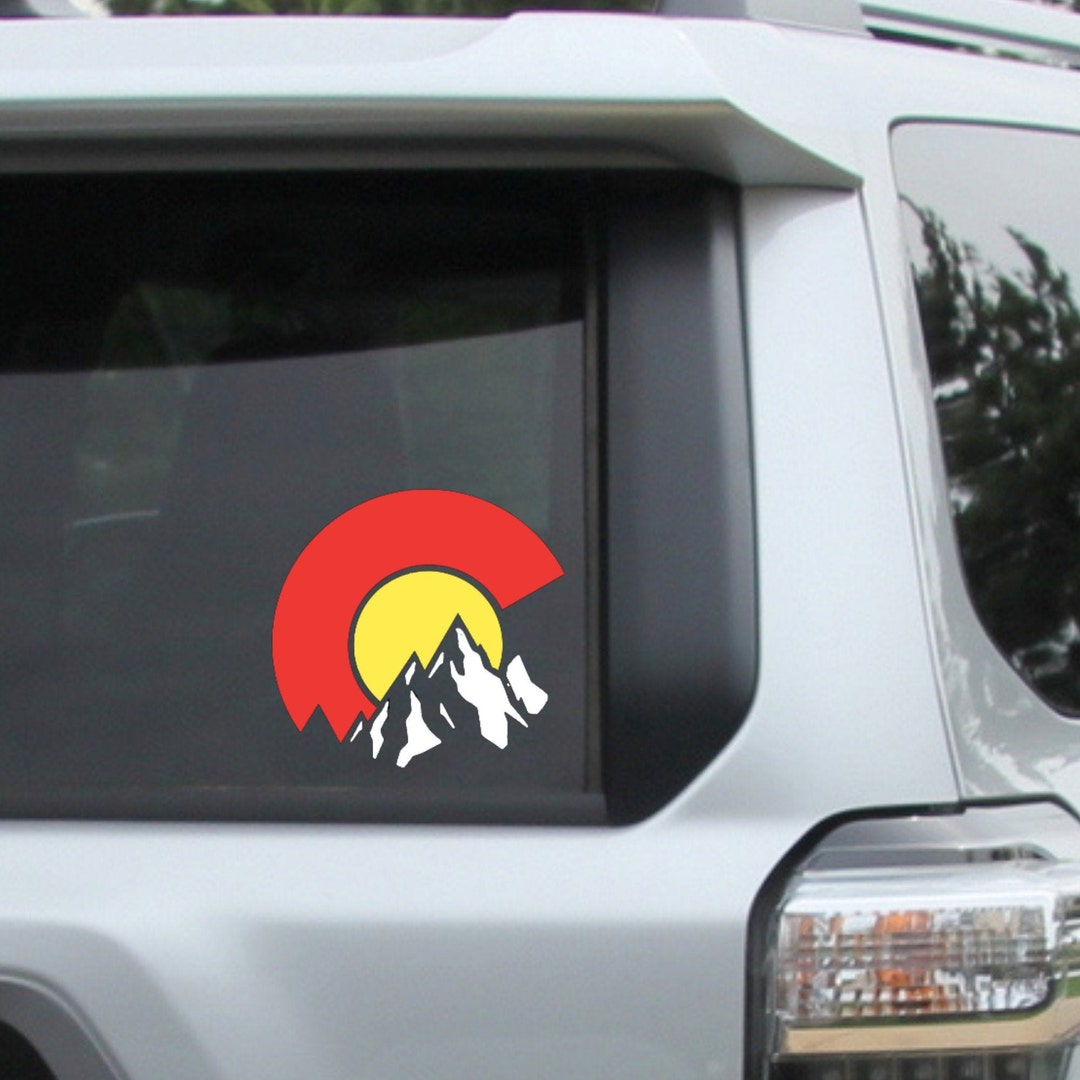 Colorado Flag Logo Sticker, Colorado Logo Sticker , Colorado Logo Decal ...