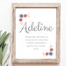 Adeline Baby Name Meaning Baby Names Nursery Sign Girl Names Printables ...