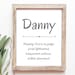 Danny Baby Name Meaning Baby Names Nursery Sign Boy Names Printables ...