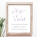 Violet Baby Name Meaning Baby Names Nursery Sign Girl Names Printables ...
