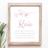 Norah Baby Name Meaning Baby Names Nursery Sign Girl Names Printables ...