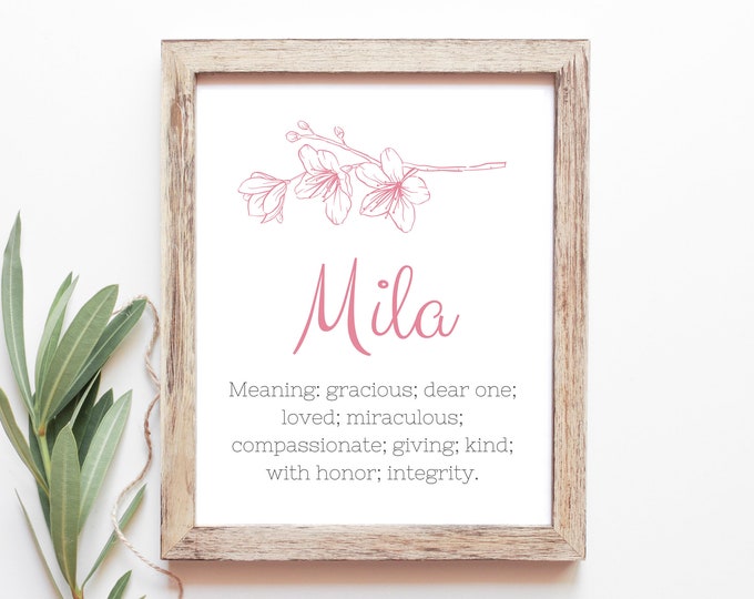 Mila Svg , Baby Names Svg, Wedding Names Svg - Etsy Canada