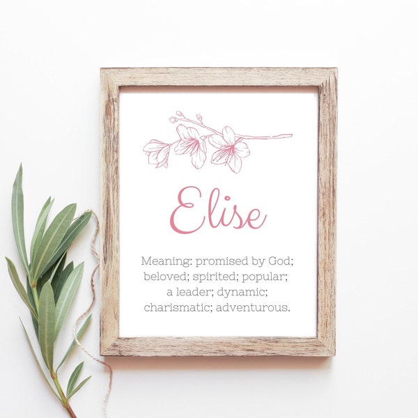 Elise Calligraphy - Etsy