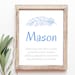 Mason Baby Name Meaning Baby Names Nursery Sign Boy Names Printables ...