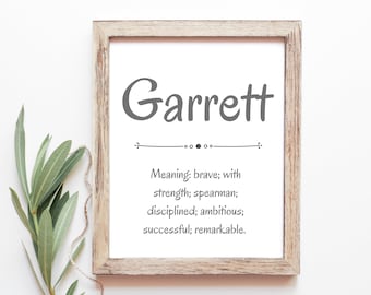 Reid Baby Name Meaning Baby Names Nursery Sign Boy Names - Etsy
