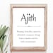 Ajith Baby Name Meaning Baby Names Nursery Sign Boy Names Printables ...