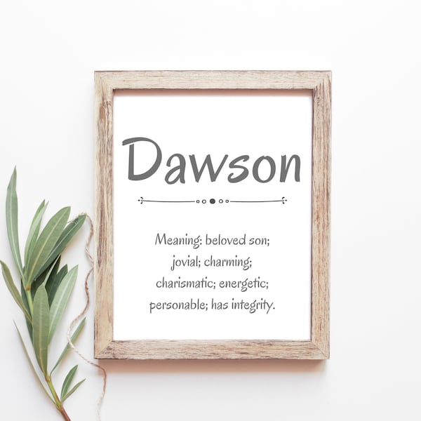 Dawson - Etsy