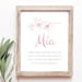 Mia Baby Name Meaning Baby Names Nursery Sign Girl Names Printables ...