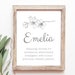 Emelia Baby Name Meaning Baby Names Nursery Sign Girl Names Printables ...