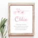 Chloe Baby Name Meaning Baby Names Nursery Sign Girl Names Printables ...