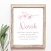 Norah Baby Name Meaning Baby Names Nursery Sign Girl Names Printables ...